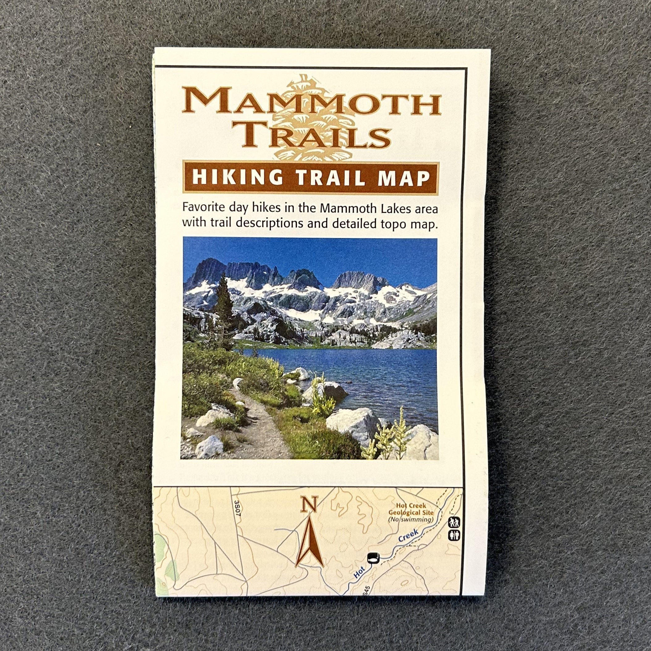 Mammoth Trails Hiking Trail Map | Online Shop | SierraForever.org